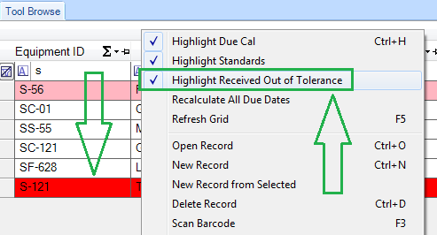 Out of Tolerance Management